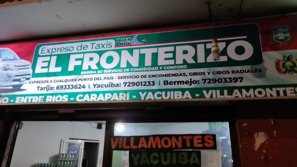 Trufi Tarija a Yacuiba, Caraparí, Entre Ríos y Bermejo | Gota del Chaco