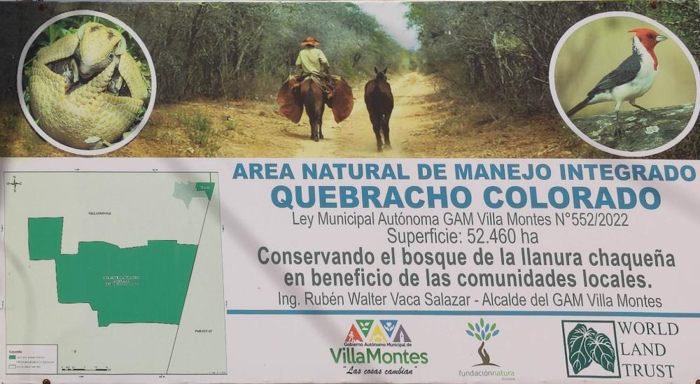 Área Natural de Manejo Integrado "Quebracho Colorado" | Gota del Chaco